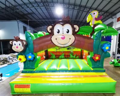 中国 幼稚園の膨脹可能な跳ね上がりの家は跳躍の弾力がある城をまねる 販売のため