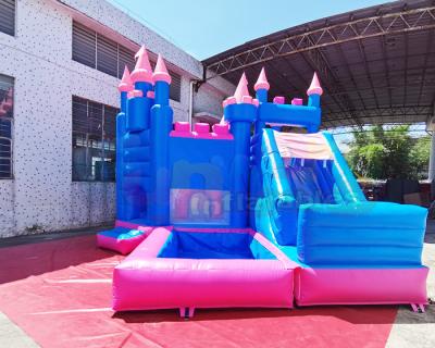 Cina Bambino Plato Inflatable Bounce House Combo per l'asilo in vendita
