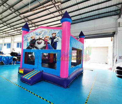 Cina Castello rimbalzante dei bambini congelato Plato Inflatable Bounce Houses Backyard in vendita