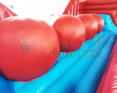 Cina Grande Wipeout di Baller di sport dei buttafuori interattivi gonfiabili adulti dei giochi in vendita