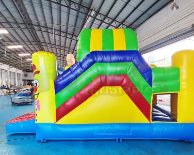 China Planen-aufblasbarer Prahler-Dia-Clown Jumping Bouncy Castle für Werbung zu verkaufen
