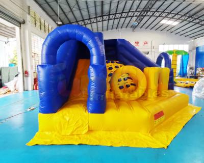 Cina Doppio castello rimbalzante adulto di cucitura del campo da giuoco commerciale dello scivolo gonfiabile in vendita
