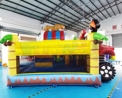 China Jardim zoológico animal do TUV que salta a casa combinado inflável do salto do castelo Bouncy à venda