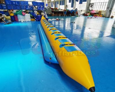 China Blow Up Water Equipment Rowing Banana Inflatable Boat Toys for sale