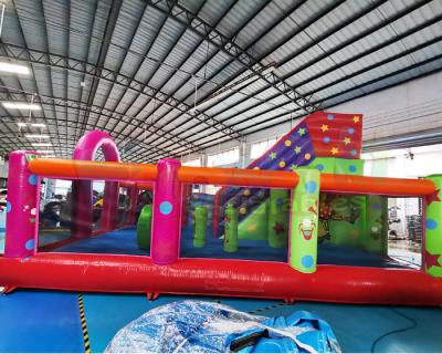 China Van het Pretparkbouncy van Plato Inflatable Bounce House Combo het Kasteeldia Te koop