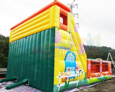 Cina I bambini commerciali di cucitura quadrupli dello scivolo gonfiabile rimbalzano il castello di salto della Camera in vendita