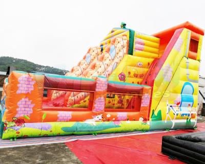 Cina I bambini commerciali di cucitura quadrupli dello scivolo gonfiabile rimbalzano il castello di salto della Camera in vendita