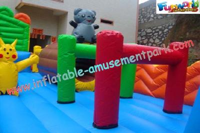 Cina Parco di divertimenti gonfiabile durevole con la tela cerata impermeabile del PVC di 0.55mm per la casa in vendita
