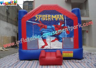 中国 屋内子供か屋外のスパイダーマンの賃借りのための商業 Inflatables の弾力がある城の家 販売のため