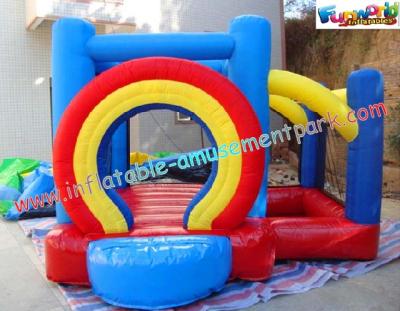 China Mini puente rentable, casas inflables de la despedida del encerado del PVC del grado comercial para los cabritos en venta