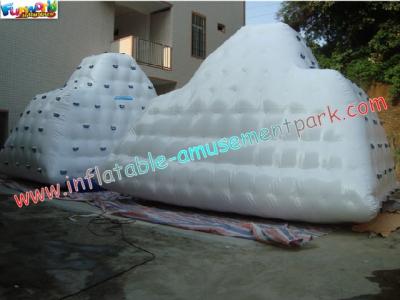 China Inflatable aqua iceberg Toys with 2 Sides Climbing for Lake / Seaside, Water Park for sale