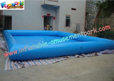 Cina Personalizzate commerciale Grade Outdoor acqua gonfiabile blu telo PVC piscine in vendita
