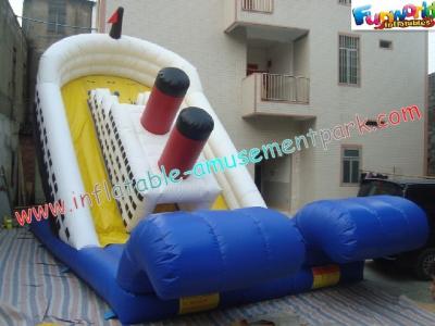 Cina Telone esterno grande 0,55 mm PVC commerciale gonfiabile Titanic Slide per bambini giocare in vendita