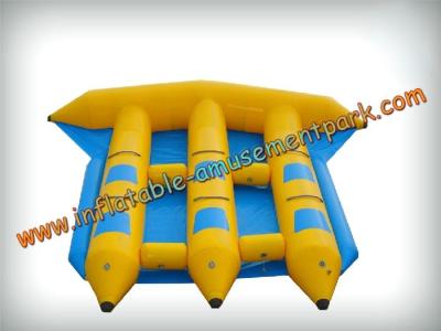 Cina Le 6 persone divertenti ingialliscono la tela cerata gonfiabile del PVC dei giocattoli 0.9mm della barca in vendita