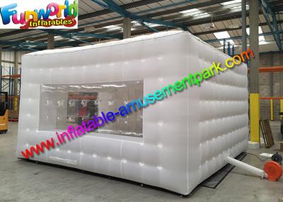 Cina Tenda gonfiabile all'aperto del chiaro cubo bianco di colore con il ventilatore del CE/UL in vendita