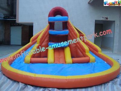 Cina Bambini dell'interno e giocattoli gonfiabili all'aperto con la tela cerata del PVC, cuciture di rinforzo degli acquascivoli in vendita