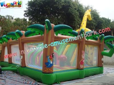 Cina Scorrevole rimbalzante gonfiabile della tela cerata durevole del PVC divertente con dimensione di 8L x di 8W x di 4H in vendita
