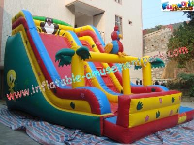 Cina Giochi combinati dello scivolo gonfiabile commerciale asciutto gigante della tela cerata del PVC con su misura in vendita