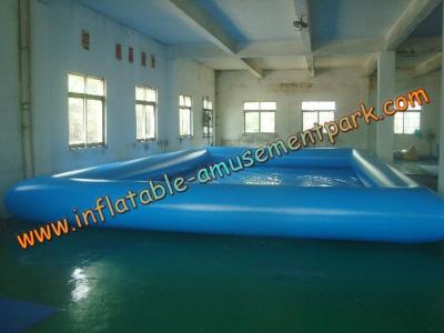 Cina stagni di acqua gonfiabili dei giochi dell'acqua di 10m x 6m con la tela cerata del PVC di 0.9mm in vendita