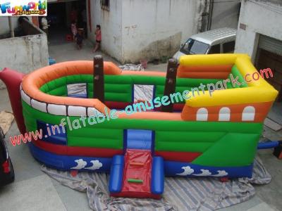 中国 子供の屋外の商業弾力がある城は膨脹可能な Moonwalk の家を 6L x 3W x 2.5H 略奪します 販売のため