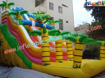 Cina Scivolo gonfiabile commerciale asciutto del PVC del dinosauro gigante della tela cerata del PVC con su misura in vendita