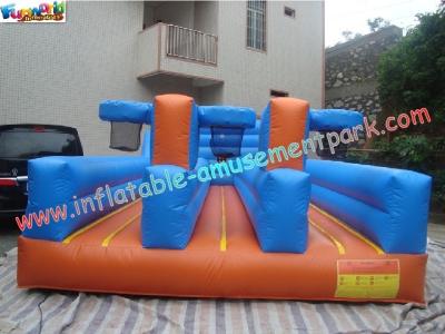Cina Vicolo triplo funzionato ammortizzatore ausiliario gonfiabile del PVC, un ammortizzatore ausiliario di tre di LaneInflatable giochi di sport in vendita