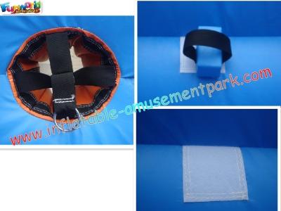 Cina Vicolo triplo funzionato ammortizzatore ausiliario gonfiabile del PVC, un ammortizzatore ausiliario di tre di LaneInflatable giochi di sport in vendita