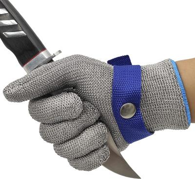 Cina La sicurezza del macello ha tagliato il commestibile resistente di Mesh Gloves 225g del metallo in vendita