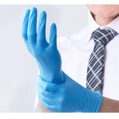 Cina 0. 12mm i guanti liberi AQL1.5 AQL4.0 di 0. di 08mm polveri eliminabili del nitrile in vendita