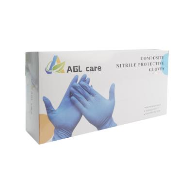China Dispositivos descartáveis para dispositivos médicos Consumíveis Luvas de nitril de borracha de látex de alta elasticidade à venda