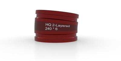 Cina 240 X 06 tubi a gomito gommato gomito R240mm 9 gradi per usura idraulica ad alta pressione in vendita