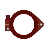 China Rubber Seal Gasket Toggle Coupling for Pipe Systems 125mm Red for sale
