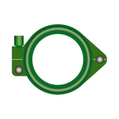 China Green 125mm Toggle Coupling Gaskets ASTM Standards Round Rubber Gasket for sale