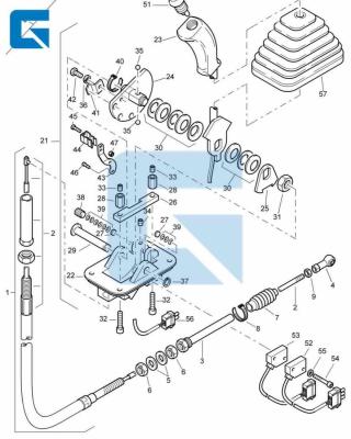 China 05762241 Push button for BOMAG Compactor and Road Roller Parts for sale