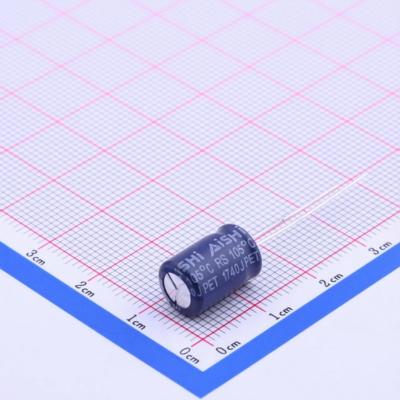 China Miniature Aluminum Electrolytic Capacitors AISHI ERS1CM471F12OT RS Series RoHS Compliant Capacitors for sale