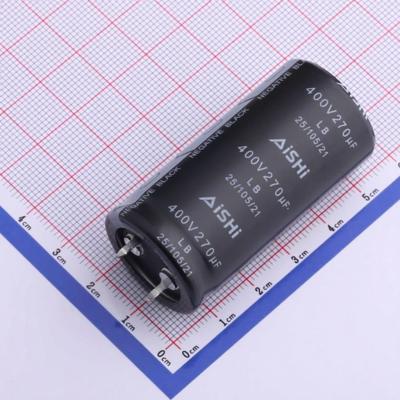 China Durable Aluminum Electrolytic Capacitor AISHI ELB2GM271P50KT with 105C Endurance and RoHS Compliance for sale