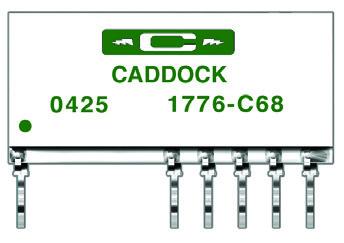 China decade resistor voltage dividers Caddock 1776-C681 designed for bench and laboratory instruments for sale