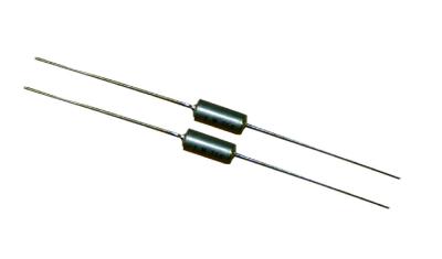 China Durable solid tantalum axial lead capacitor Cornell Dubilier Electronics TAS106K035P1F-F for military industrial for sale