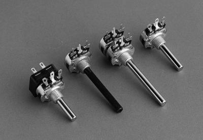 China adjustable resistance potentiometer Amphenol T16SH-M04N-103A2020-TA with carbon element and solder lug terminals for sale