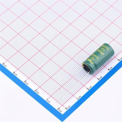 China Aluminum electrolytic capacitor BERYL Electronic Tech RC035M102LO10*20TH-2A1Et with radial lead type and PET sleeve for sale