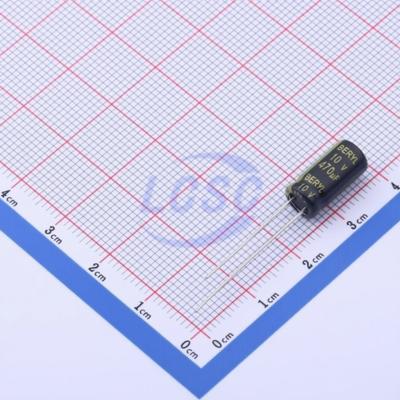 China Radial Aluminum Electrolytic Capacitor BERYL Electronic Tech RG010M471LO6.3 12TA 1A1E 470uF 10V IEC 60384 for sale