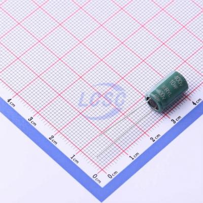 China 10F 400V Radial Aluminum Electrolytic Capacitor BERYL Electronic Tech RC400M100LO8*13TH-2B1Et Component for sale