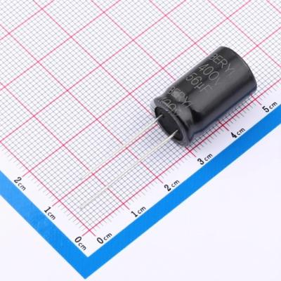 China Radial Aluminum Electrolytic Capacitor BERYL Electronic Tech ME400M560LO13*20TA-1B3Et with 56uF 400V 13x20mm for sale