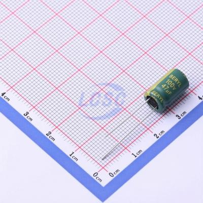 China Capacitor Radial Type BERYL Electronic Tech RC100M470LO8*12TH-2A1Et Meeting IEC 60384 Standards for Stable Performance for sale