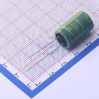 China Miniature Aluminum Electrolytic Capacitors BERYL Electronic Tech RC450M150LO13*20TH-2A1E for power electronics for sale