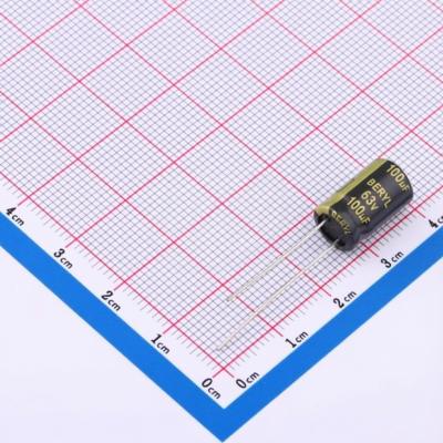 China Miniature Aluminum Electrolytic Capacitors RoHS 2.0 Compliant BERYL Electronic Tech RG063M101LO8*12TA-1A1Et Series RG for sale