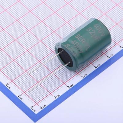 China Electronic Capacitor Radial Type BERYL Electronic Tech RC400M820LO18*26TH-2B1Et 82uF 400V Low ESR Leakage for sale