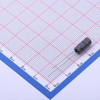China Miniature Aluminum Electrolytic Capacitors Rated 6.3 to 450 Volts DC BERYL Electronic Tech RC050M2R2LO5*11D-1A3C RoHS 2.0 Compliant for sale