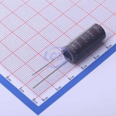 China Miniature Aluminum Electrolytic Capacitors BERYL Electronic Tech RC063M331LO10*25D-1A3C RoHS 2 Certified for sale