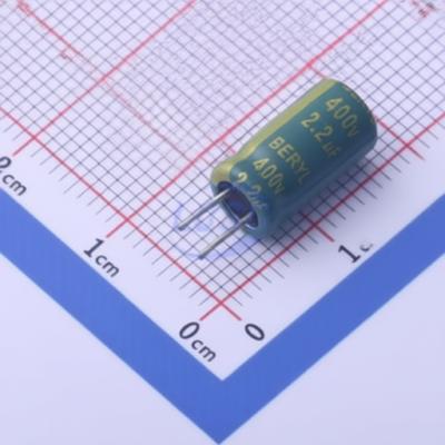 China BERYL Electronic Tech RC400M2R2LC6.3*12TH-2A1E2R5L 5±0.5 Miniature Aluminum Electrolytic Capacitors Designed for Power Supplies for sale